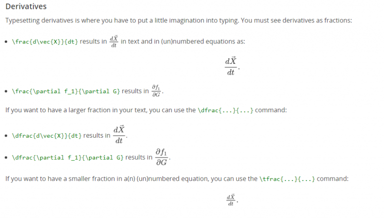 4.6 Mathematical formulas in LaTeX - TU Delft OCW