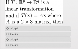6.1.2 Introduction to linear transformations - TU Delft OCW